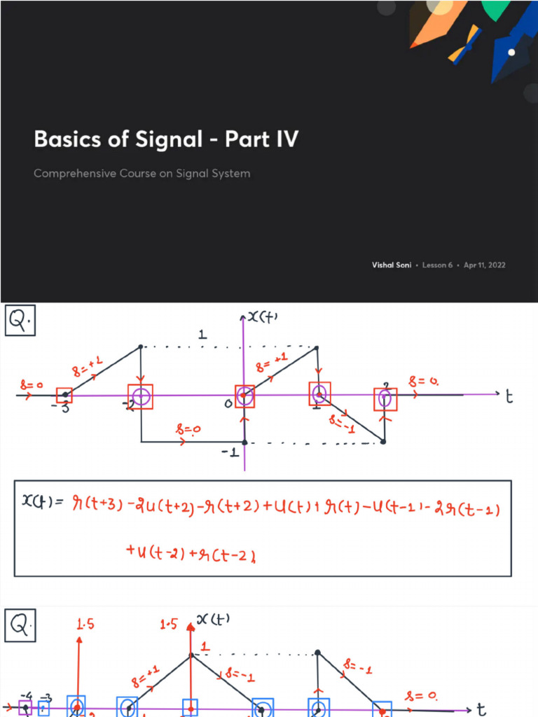 5.basics of Signal Part IV | PDF