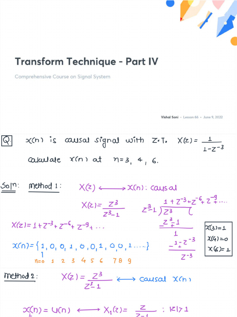 56.transform Technique Part IV With Anno | PDF