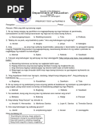 Filipino LET Reviewer with Answers | PDF