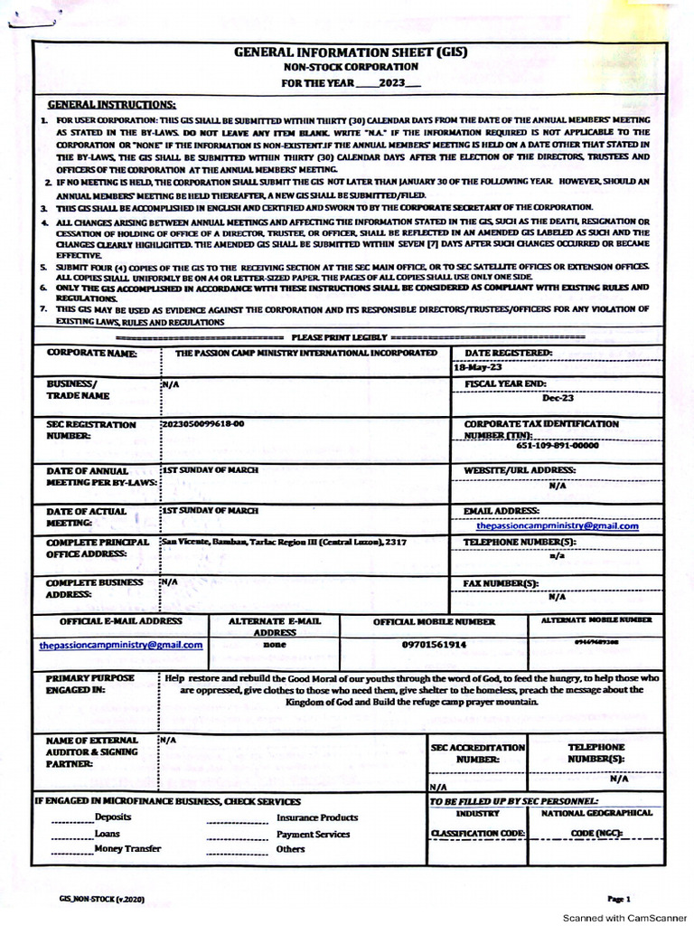 Tpcmii Gis 2023 | PDF