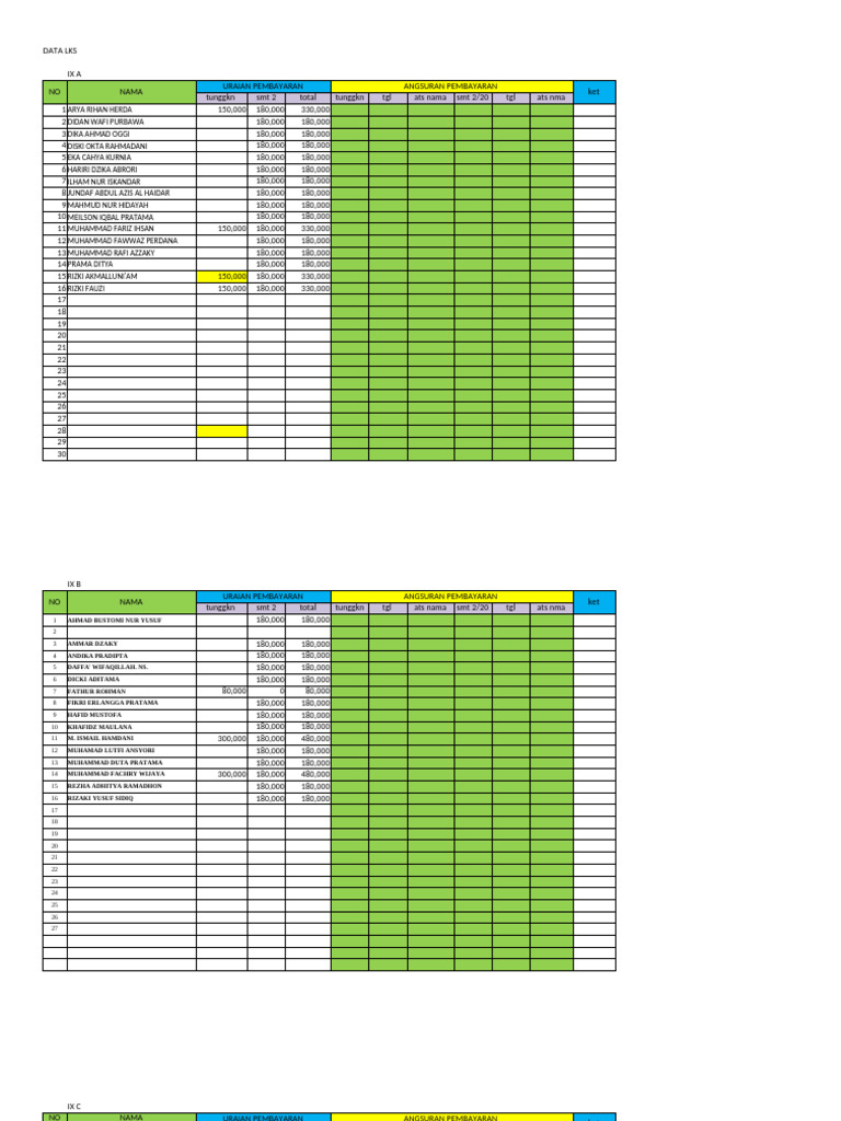 DATA LKS SMT 2 TH 20 Resivi | PDF