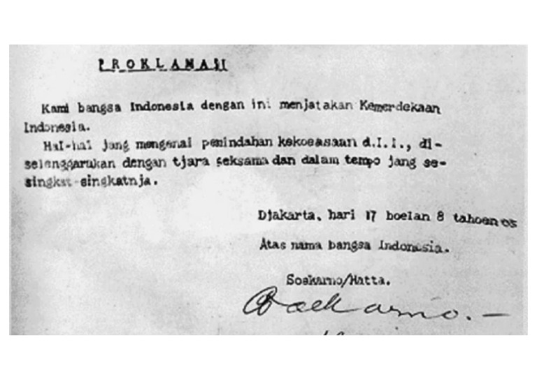 Teks Proklamasi | PDF
