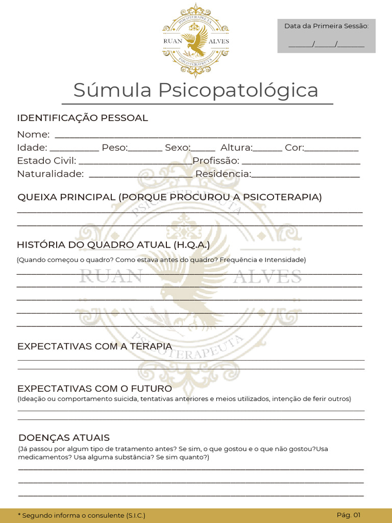 Súmula Psicopatológica 4.0 | PDF