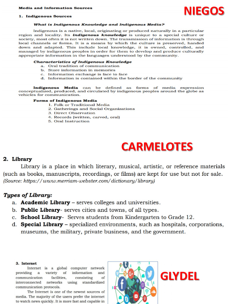 Mil q1 Week5 Reporting | PDF