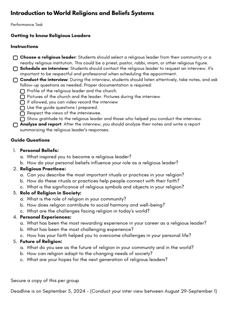 Performance Task in WRBS | PDF