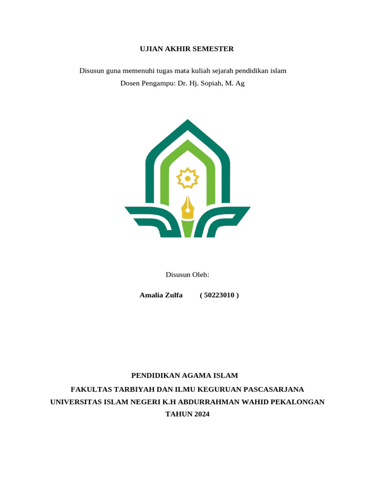 Uas Spi Amalia Zulfa | PDF