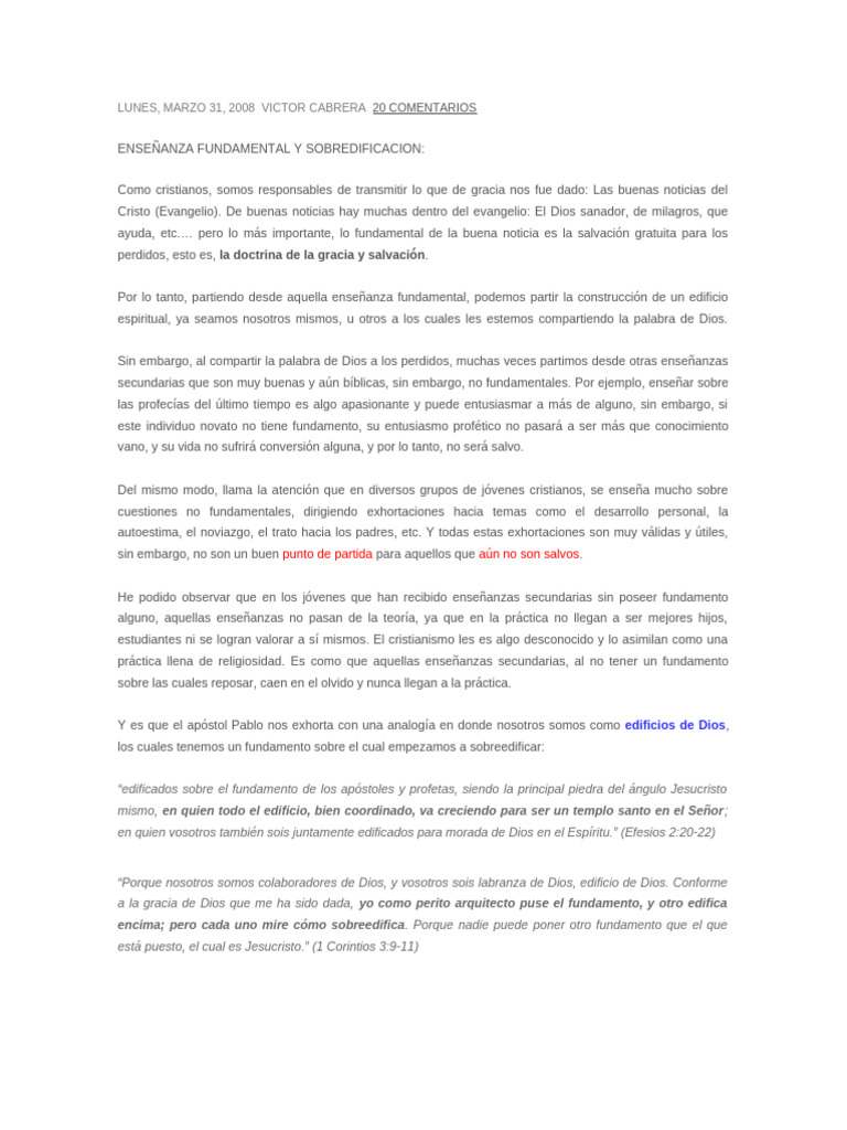 Estudio para Lideres - Bases Solidas | PDF