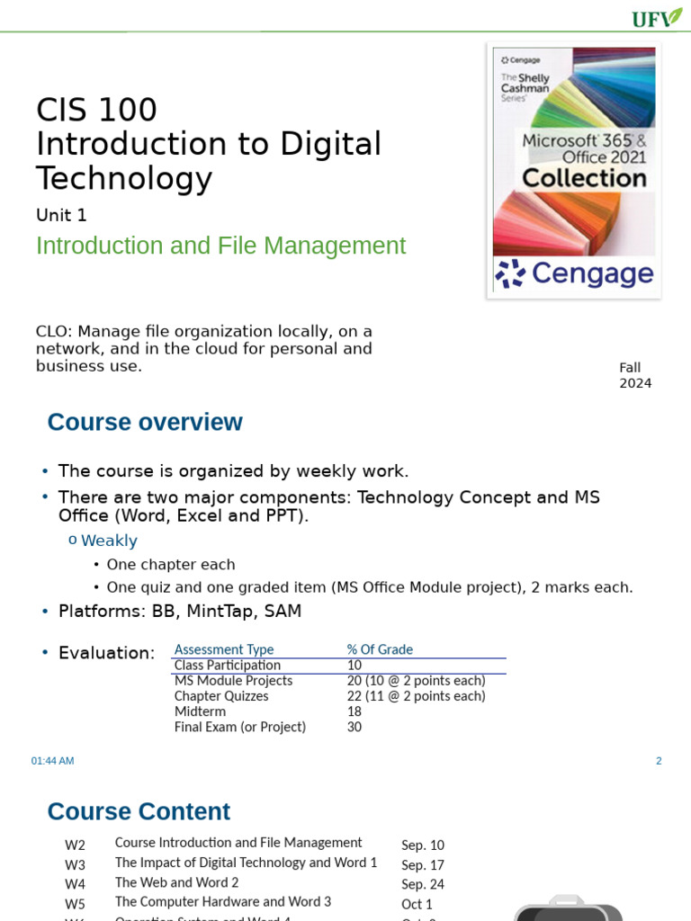 01_ Introduction and File Management | PDF
