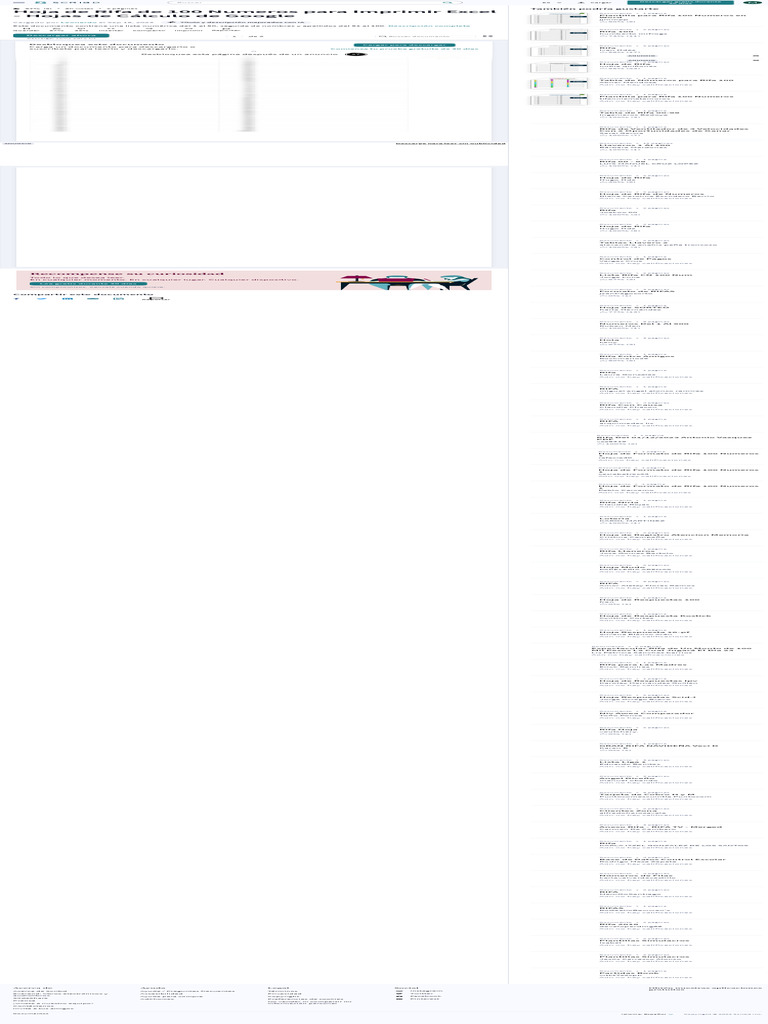 Hoja de Rifa de 100 Numeros Para Imprimir Excel - Hojas de Cálculo de Google _ PDF | PDF