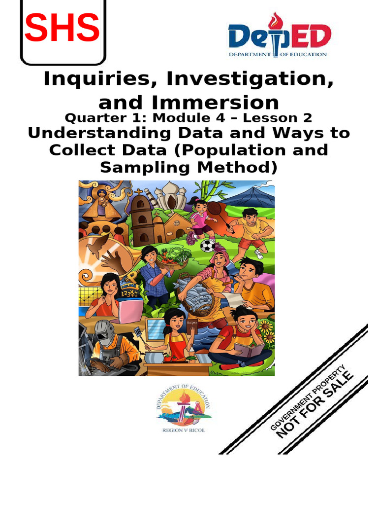 Inquiries, Investigations, and Immersion Q1 M4 L2-Edited | PDF