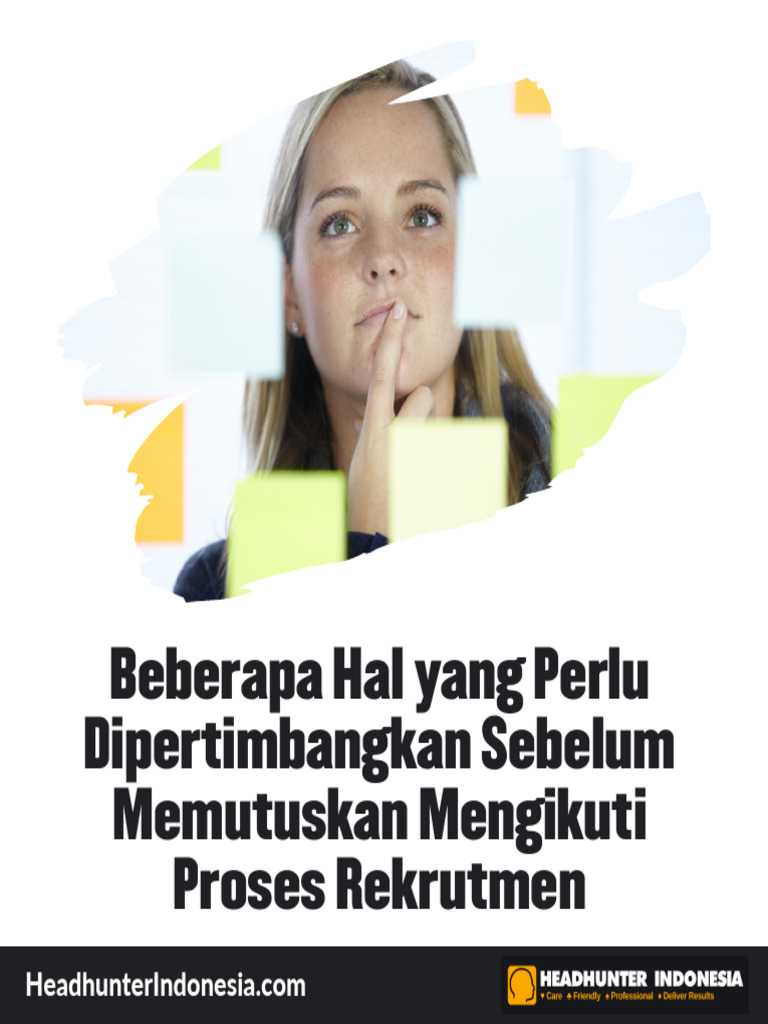 Sebelum Mengikuti Proses Rekrutmen | PDF