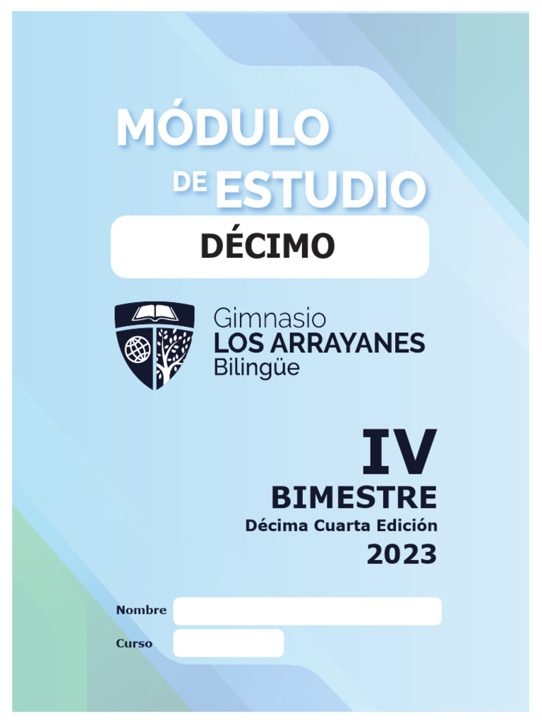 Grado 10o. 4to. B-2023 Completo Final | PDF