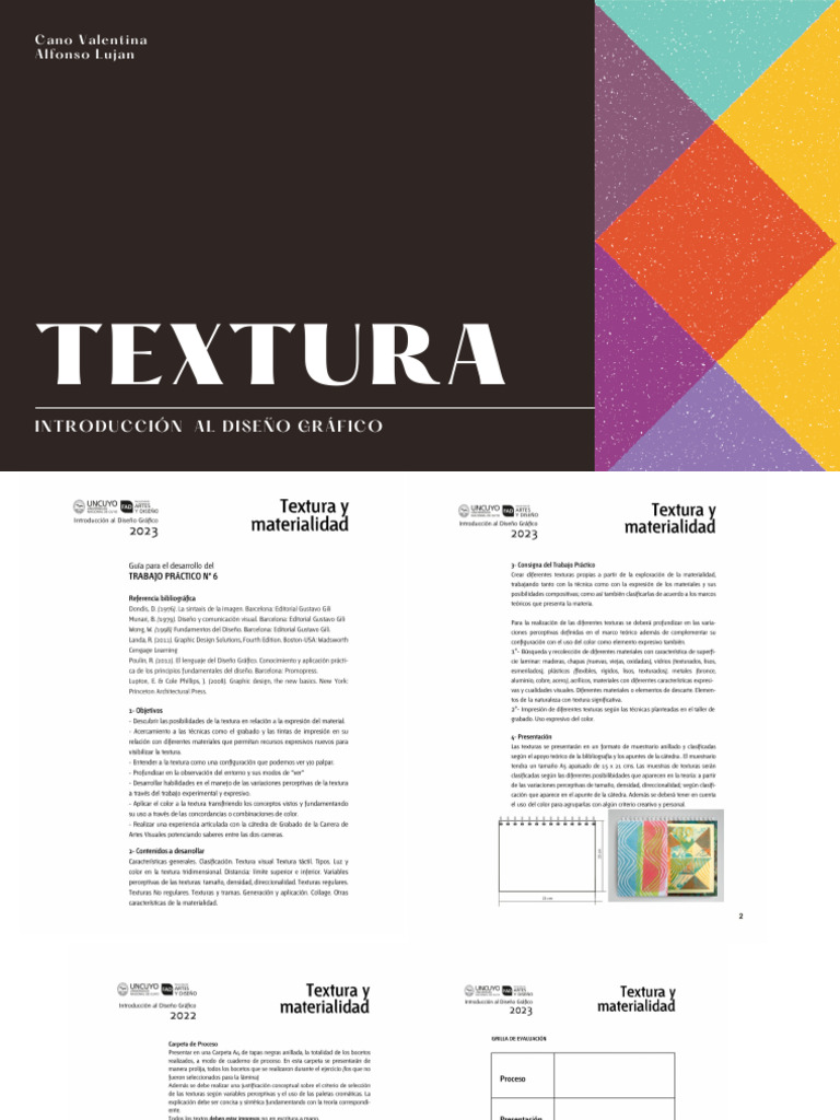 ALFONSO - CANO - Fundamentación de Textura | PDF