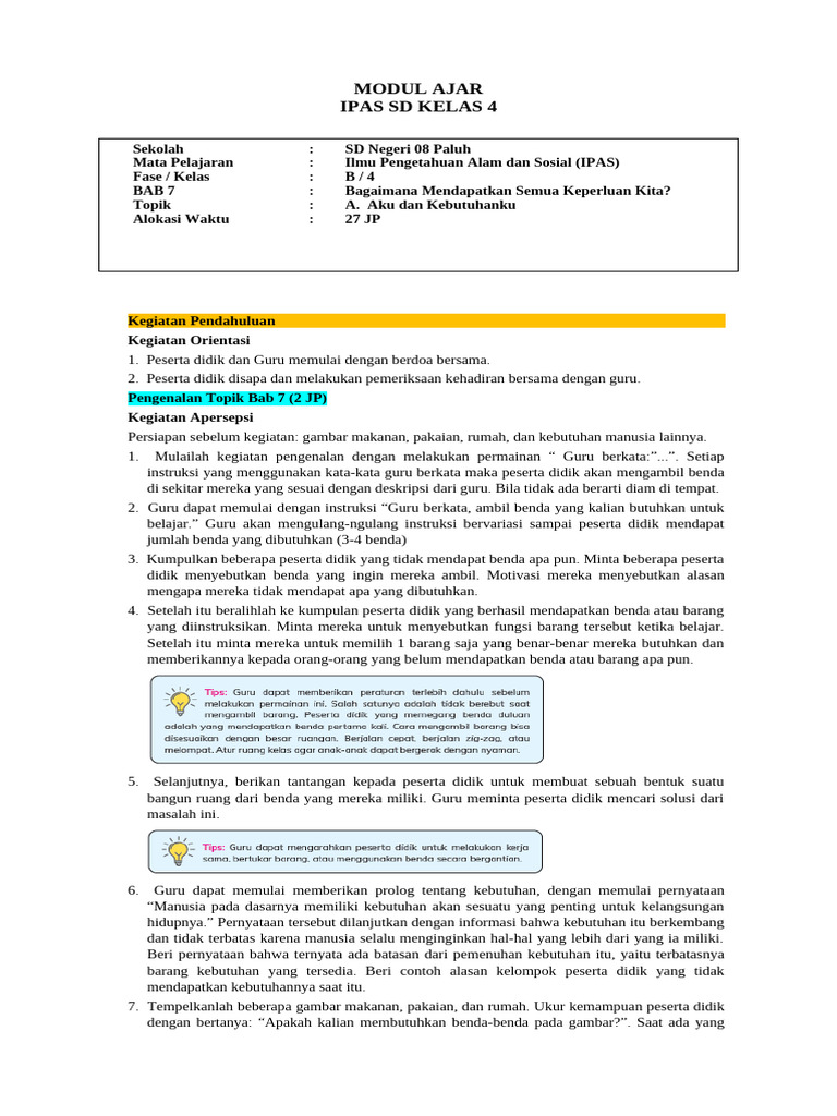 Tugas Modul Individu Sri Maharani, S.Pd. | PDF