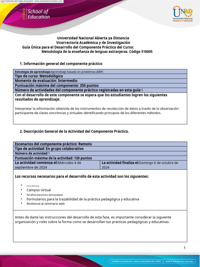 Guide For The Development of The Practical Component - Unit 1 - Phase 2 - Practical Component ...