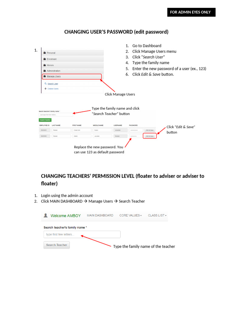 Admin Part 5 | PDF