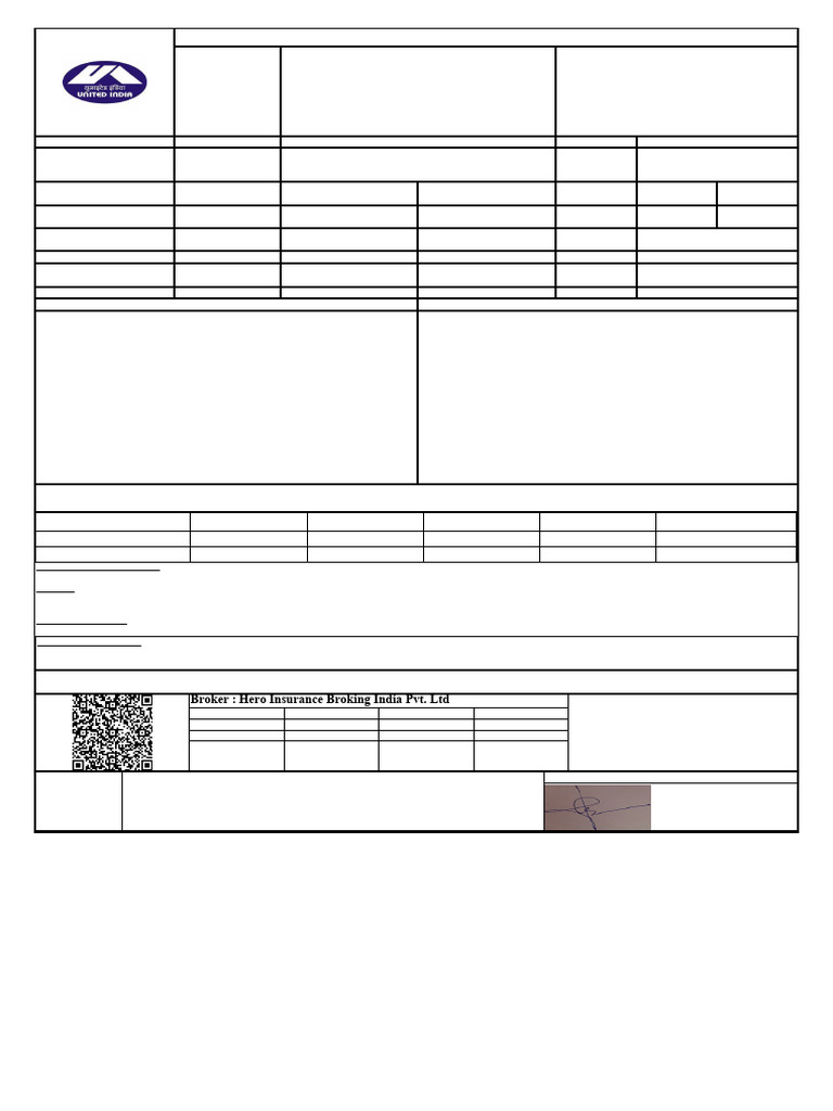 Broker: Hero Insurance Broking India Pvt. LTD: Package Policy - 2 ...