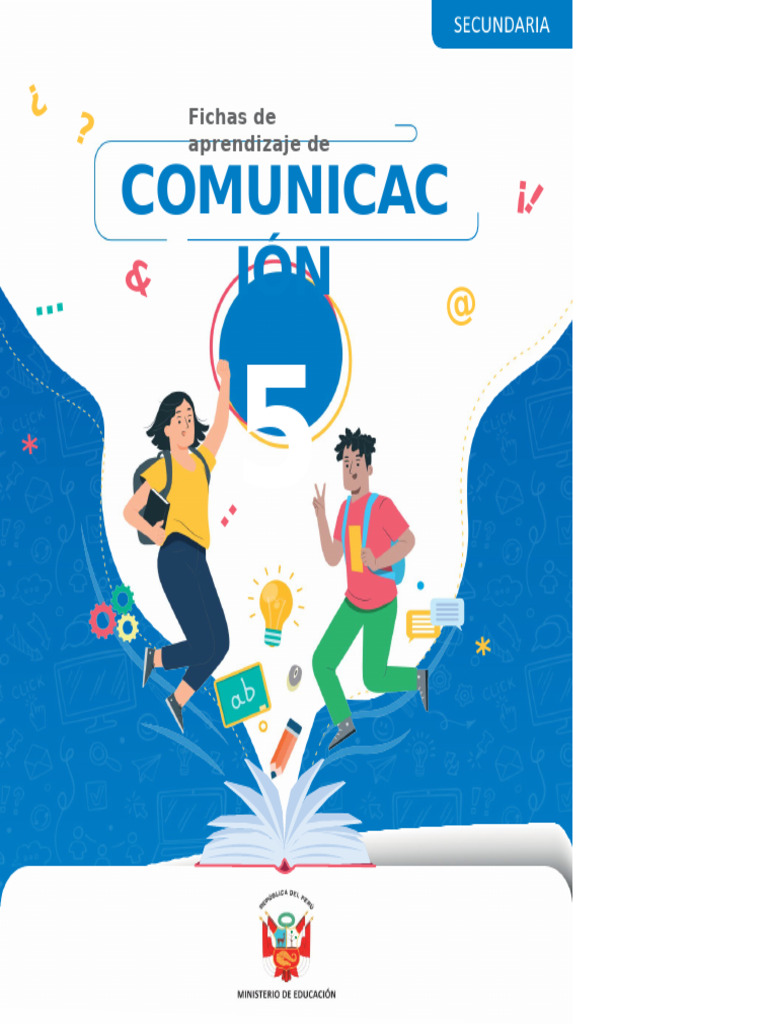 Fichas de Aprendizaje de Comunicación 5 | PDF