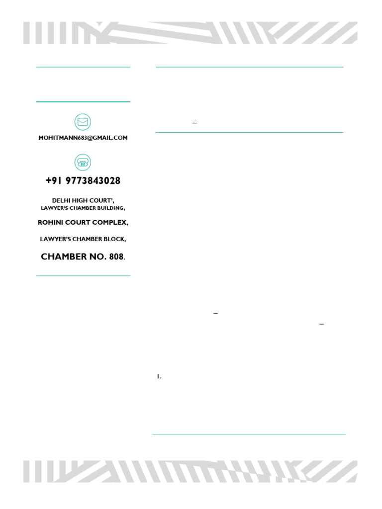 Legal Notice Reply of Manjeev Kumar Jeans Factory-1 | PDF | Common Law ...