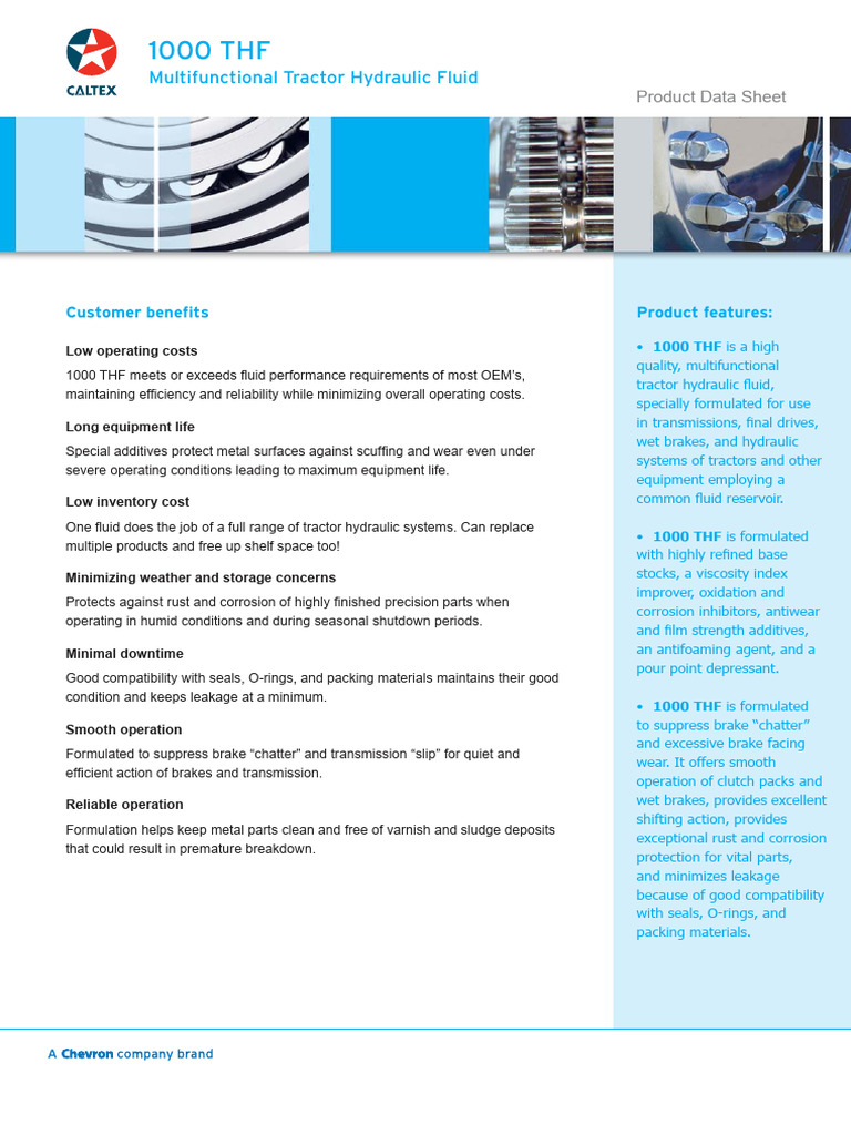 PDS caltex 1000 thf | PDF