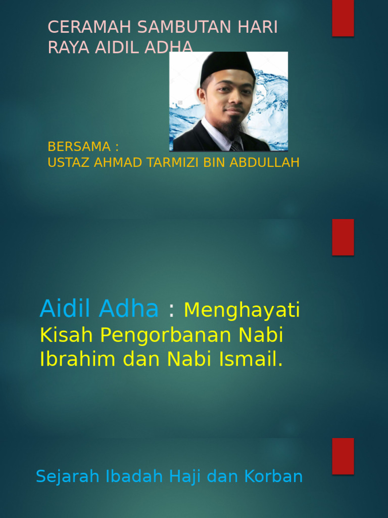 Ceramah Sambutan Hari Raya Aidil Adha | PDF