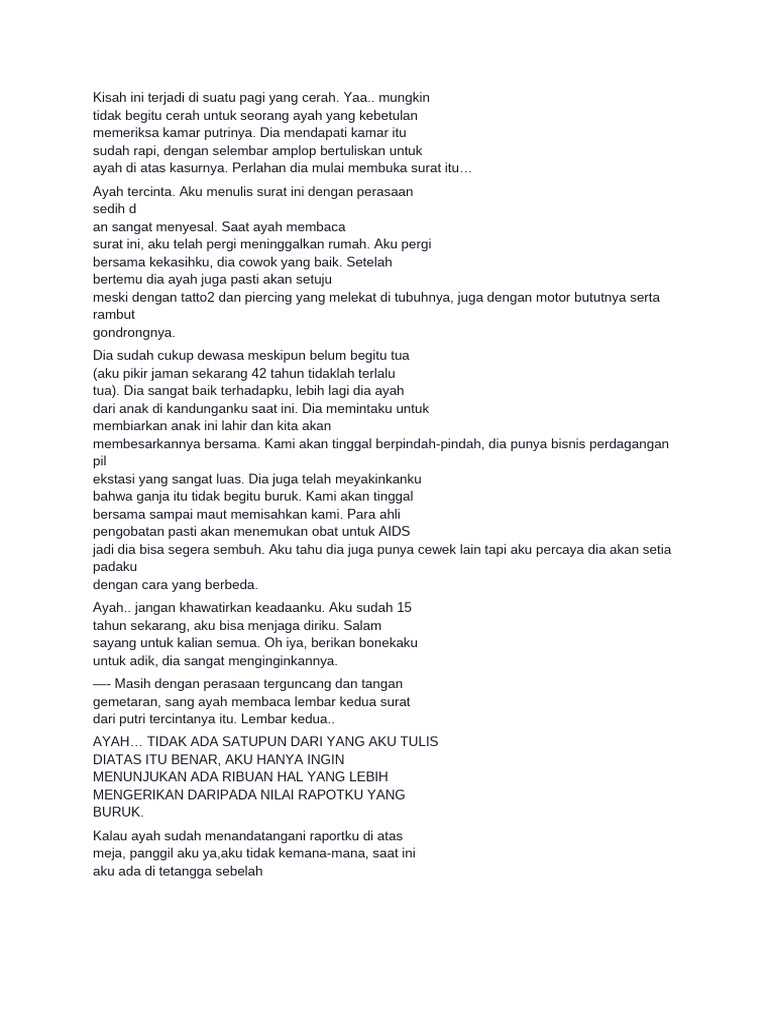 Surat Buat Ayah | PDF