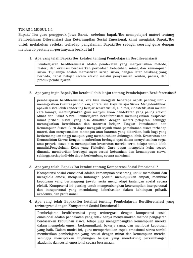 LK Modul 1.4 Level 1 | PDF