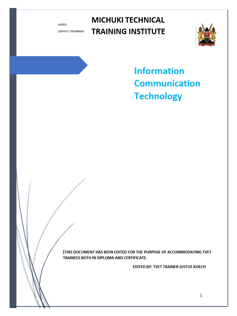 ICT NOTES REFINED | PDF