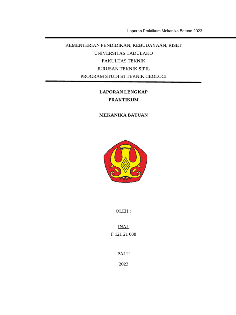 Laporan Mekbat Inalllo | PDF