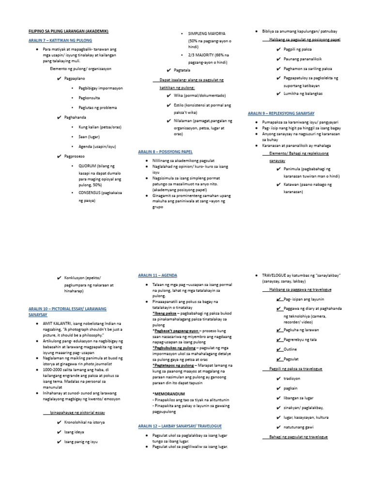FPL Q2 Reviewer | PDF