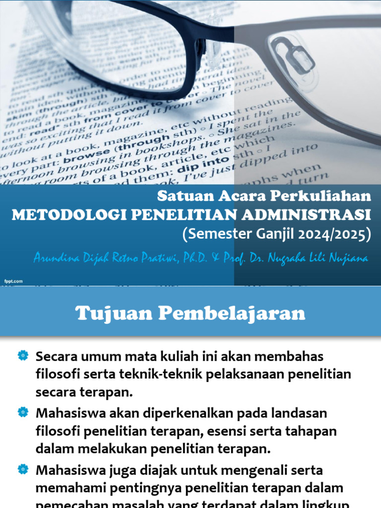 Minggu 1 (Sap Mpa S-2) | PDF