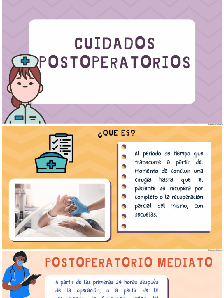 EV1.Cuidados Postoperatorios | PDF