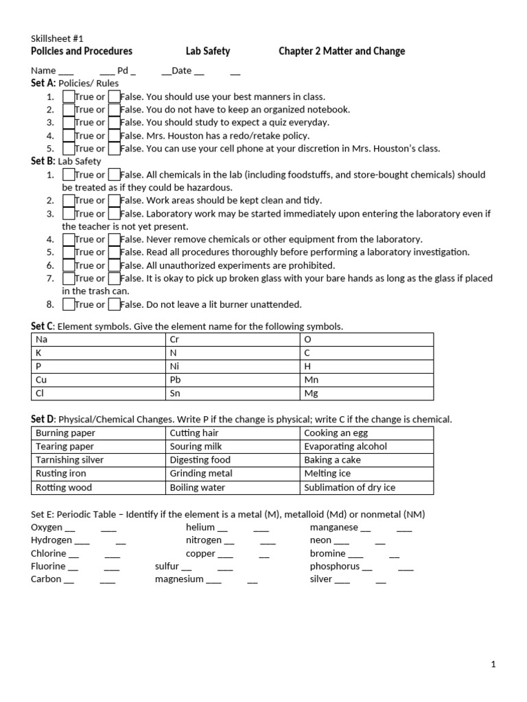 Seguridad Lab y Materia | PDF