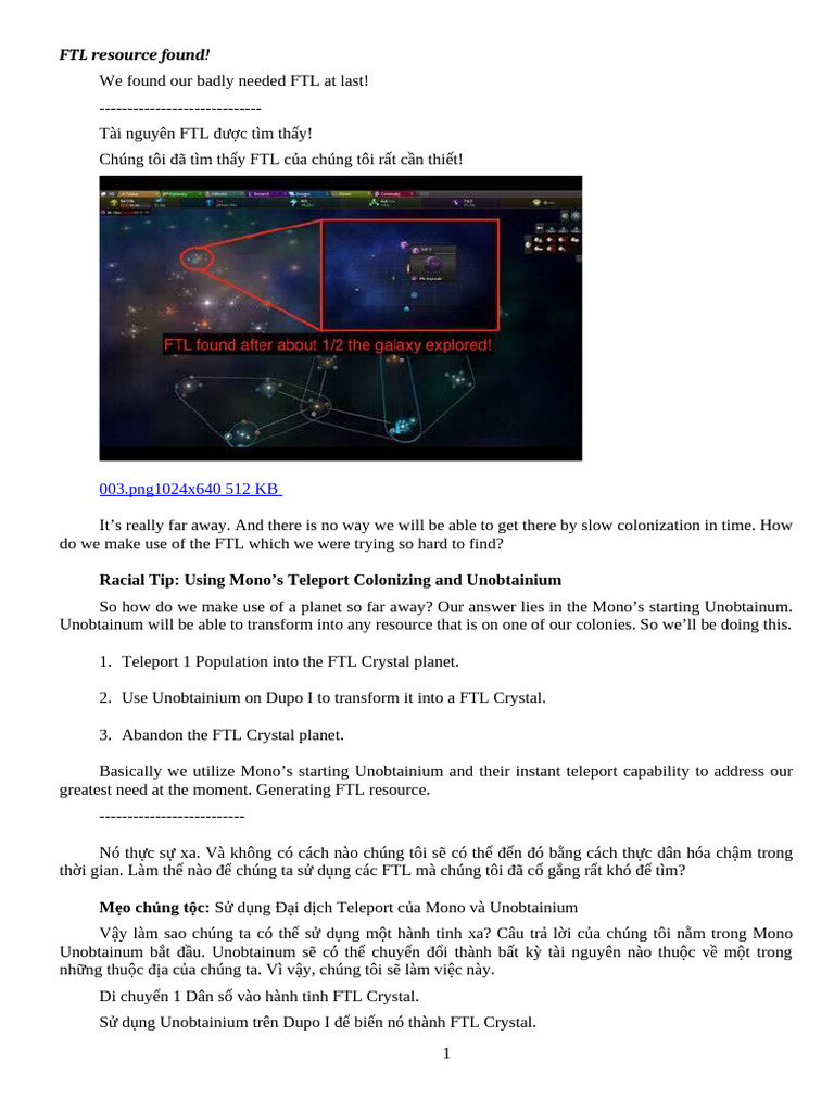 Star Ruler 2 FTL Resource Found! | PDF