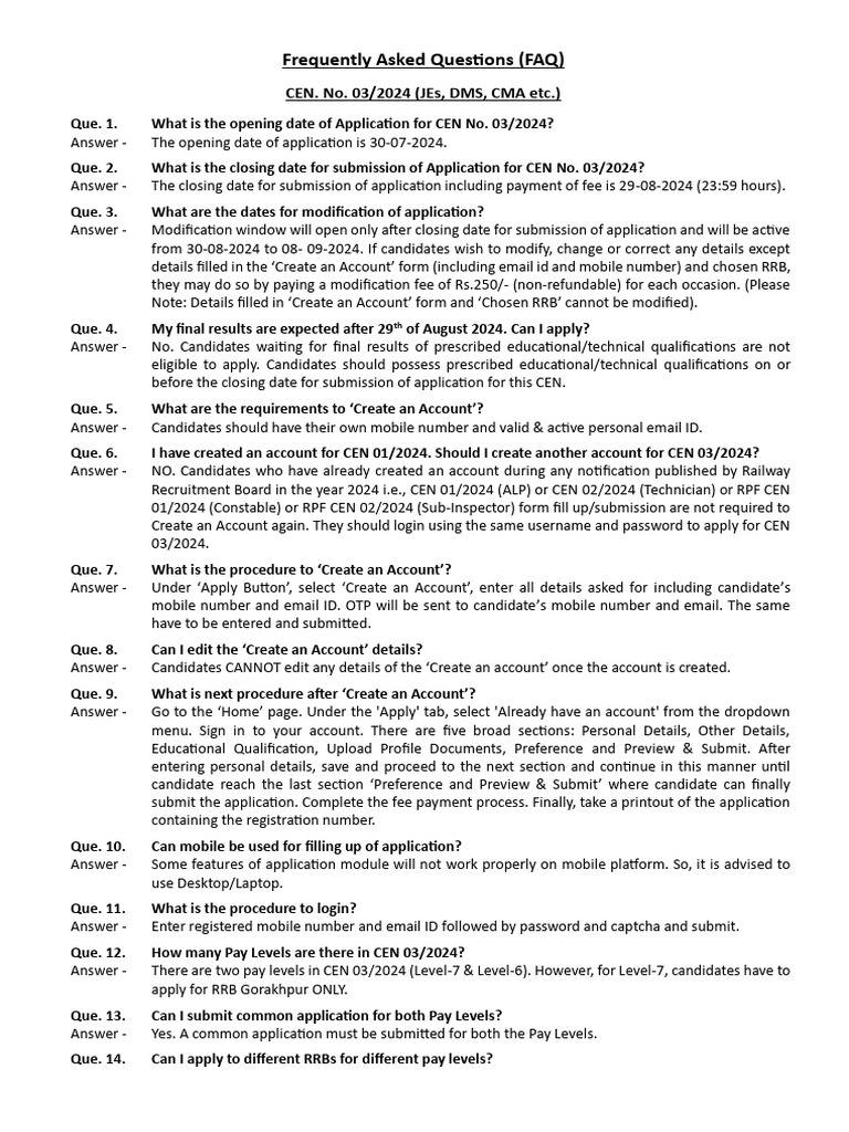 10_FAQ_CEN_03_2024_JEs_English_HIndi_Revised | PDF