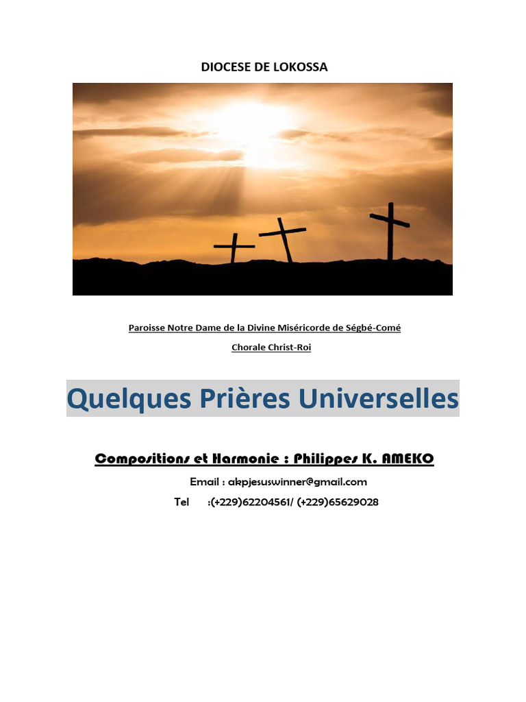 Quelques Prières Universelles Akp... | PDF