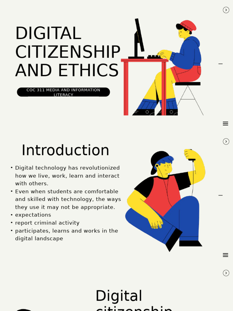 Coc 311 Digital Citizenship and Ethics | PDF