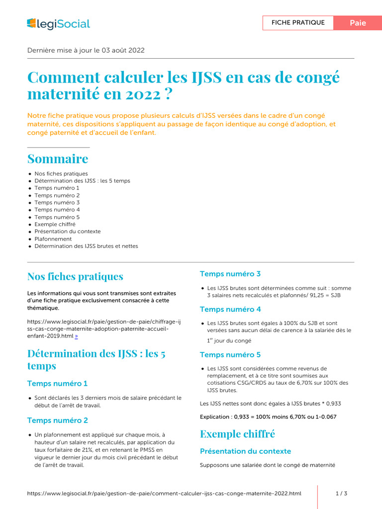 Pourquoi 91.25 Ijss: Ijss Fiche De Paie – VJNT