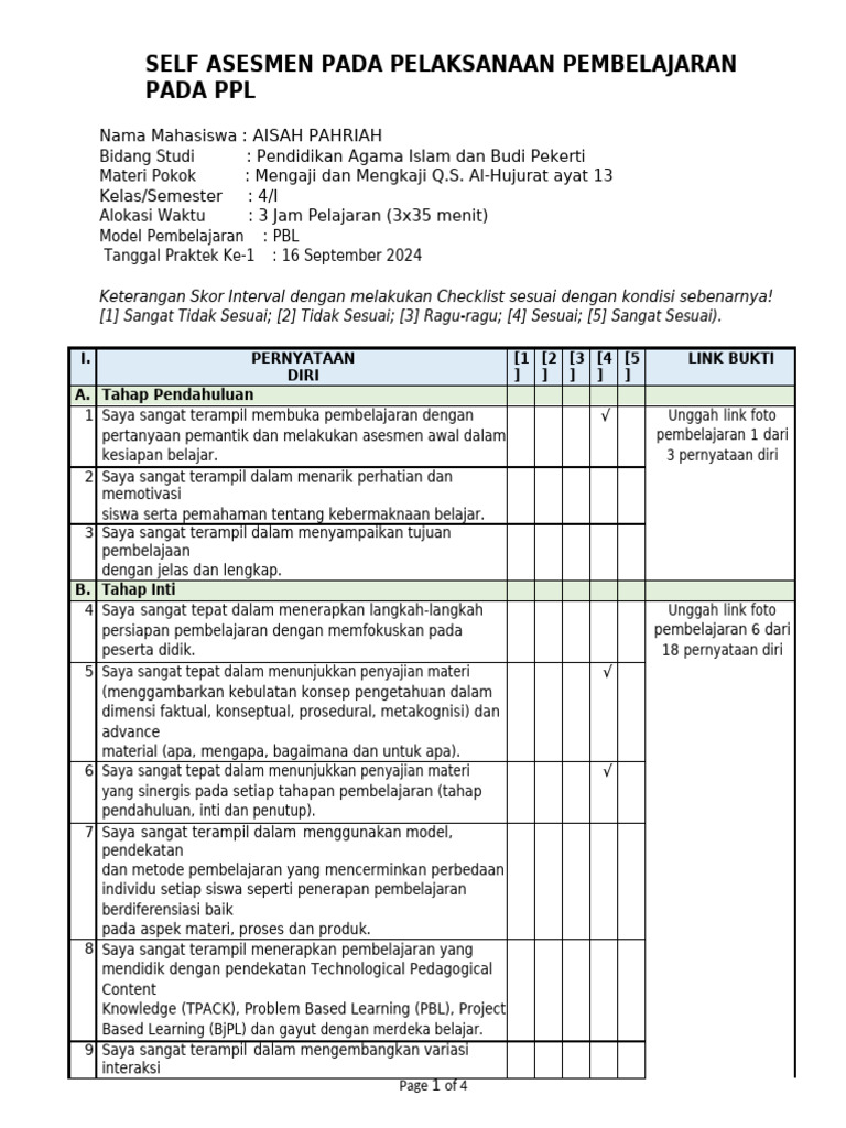 2 R1 Self Asesmen2024 Final OK | PDF