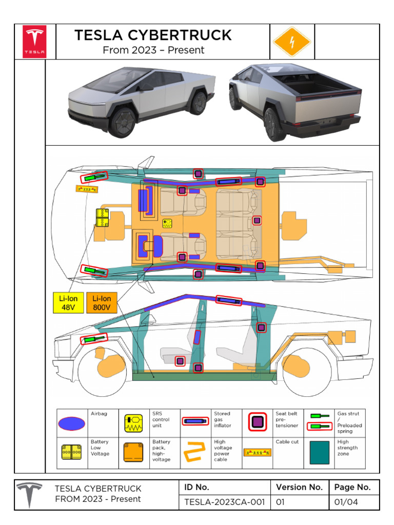 Cybertruck Rescue Sheet | PDF