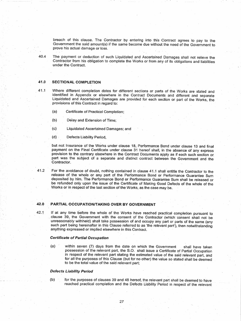 Partial Occupation in PWD FORM 203A (Rev. 12010) | PDF