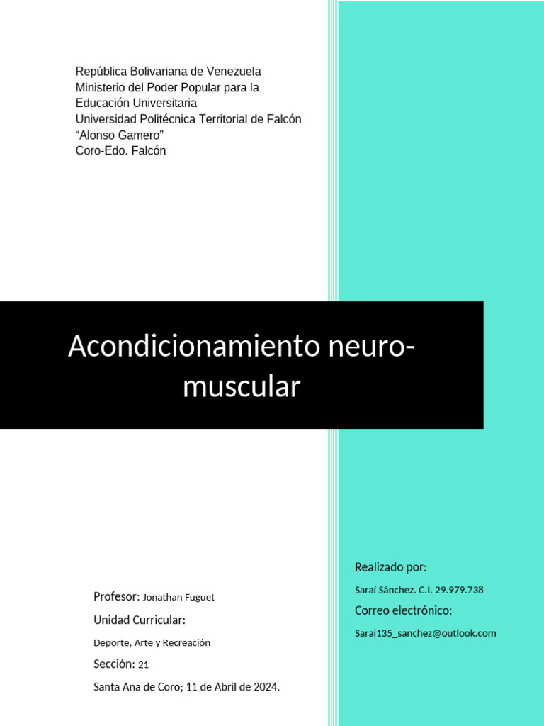 Informe, DAR II, Sarai Sanchez CI29979738 | PDF