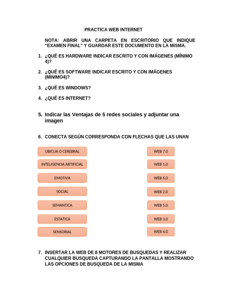 Examen Final Windows e Internet | PDF