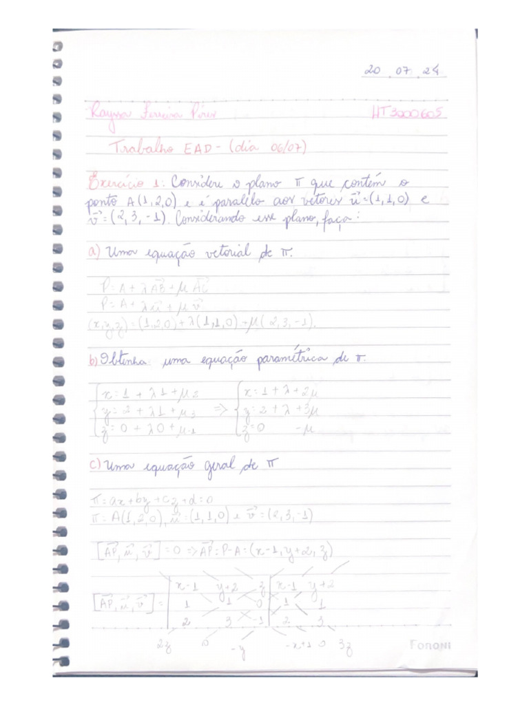 Trabalho 1 GEAV RAYSSA | PDF