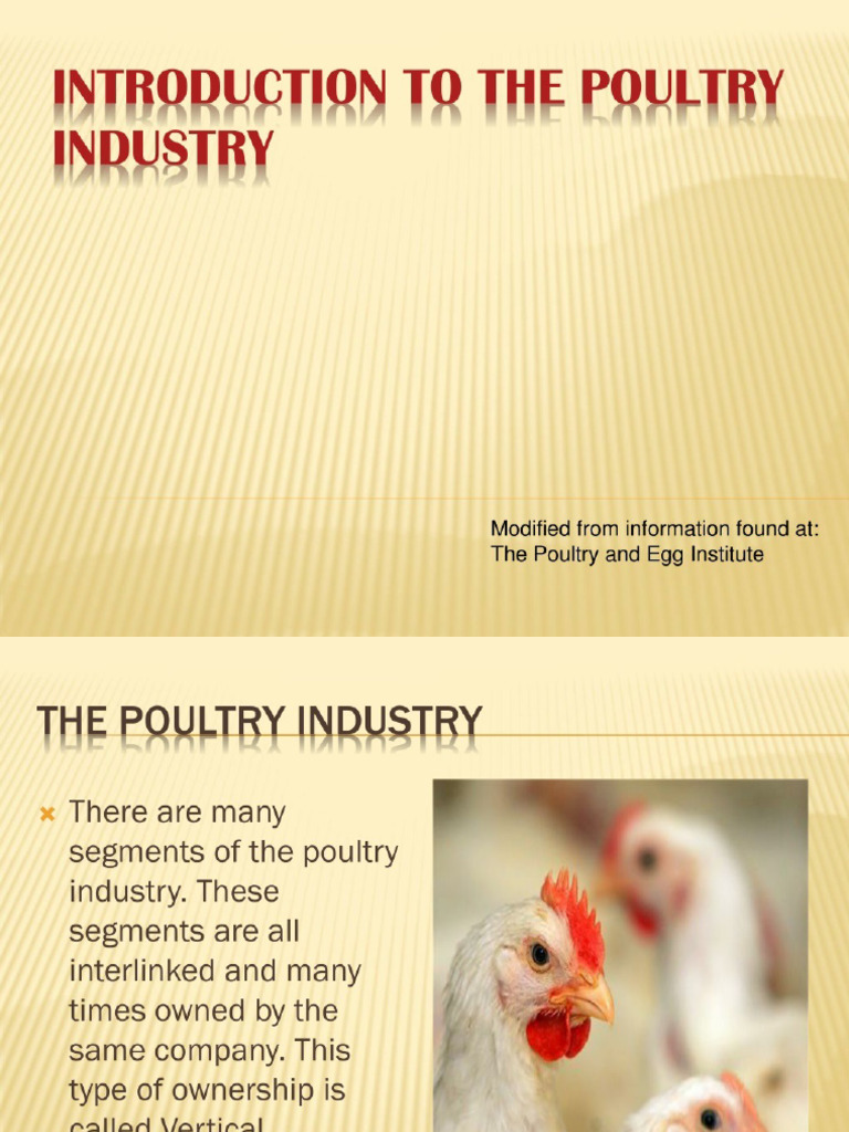 Poultry Industry | PDF