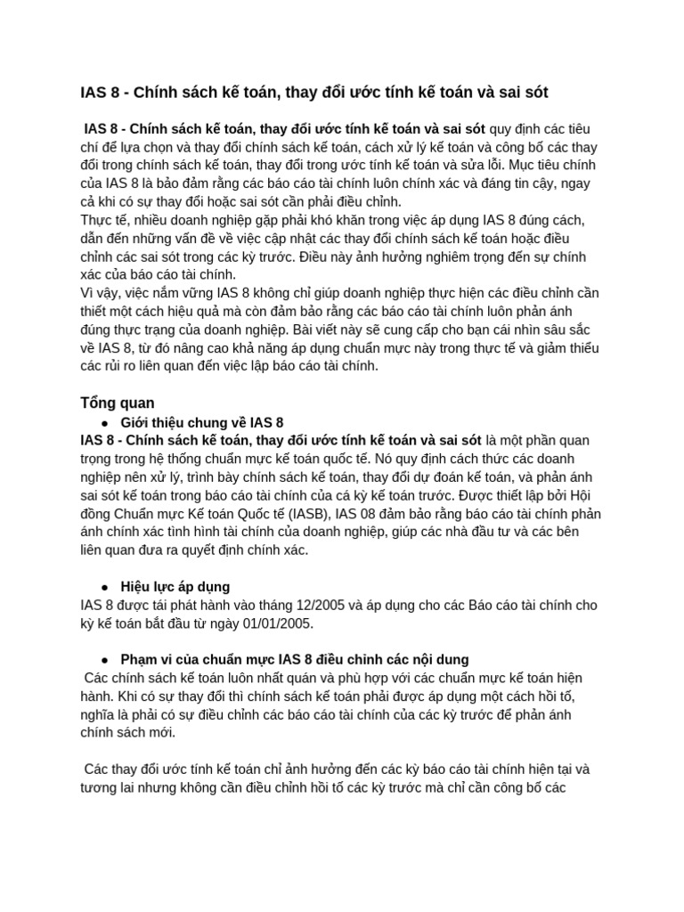 Ias 8 | PDF