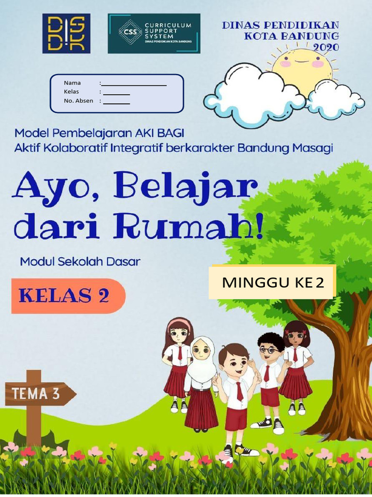 MODUL AKIBAGI KELAS 2 TEMA 3 PB2 Print | PDF | Linguistics | Languages