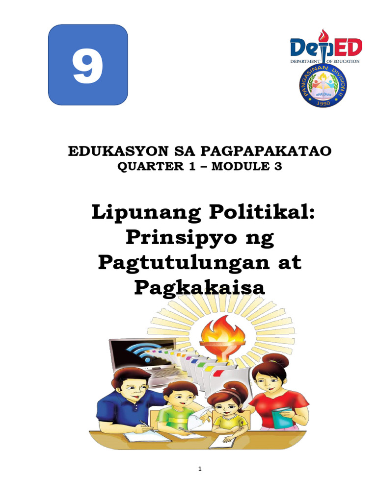 ESP 9 QUARTER 1 Module 3 Final | PDF