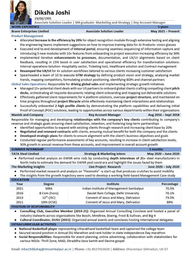 Diksha Joshi_CV | PDF