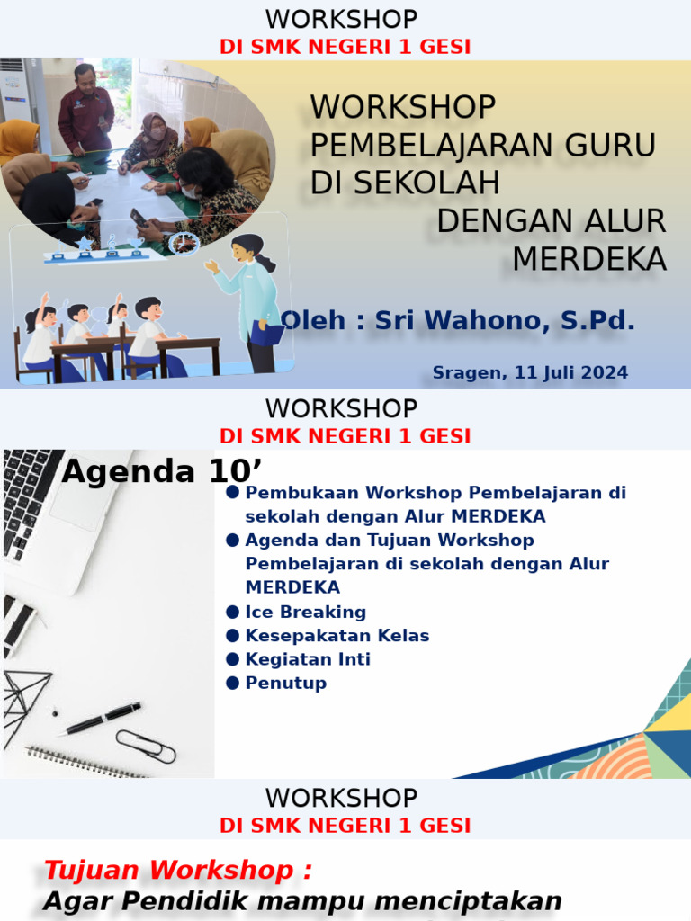 Pembelajaran Di Sekolah Dengan Alur Merdeka | PDF